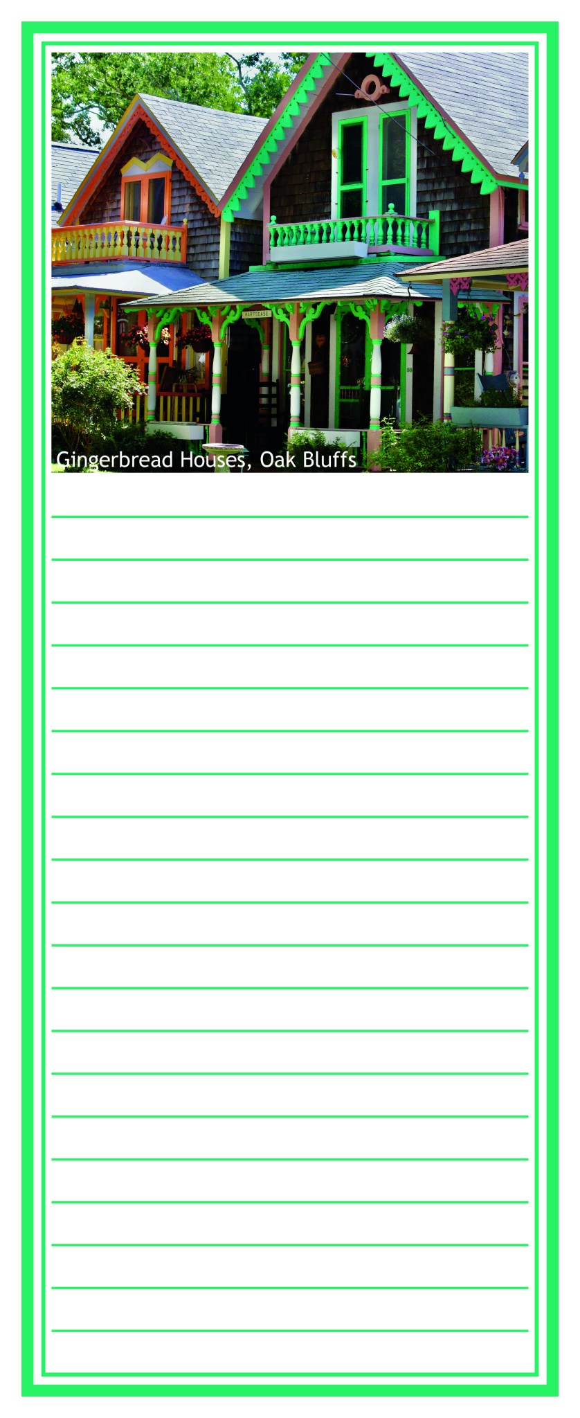 Gingerbread House Note Pad – Images Blooming